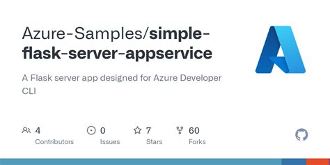 Github Azure Samplessimple Flask Server Appservice A Flask Server