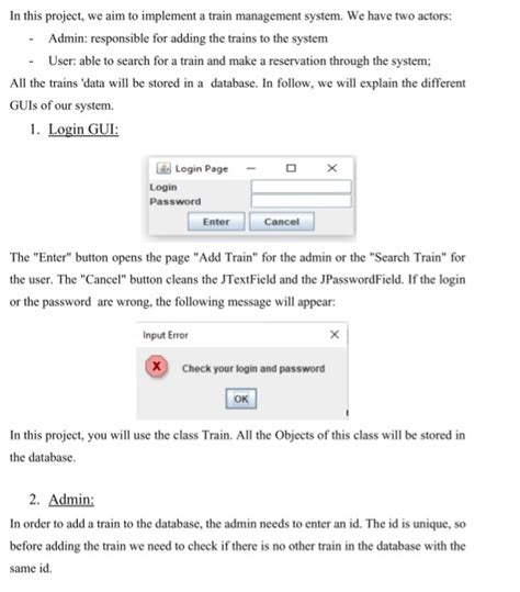 Solved In This Project We Aim To Implement A Train