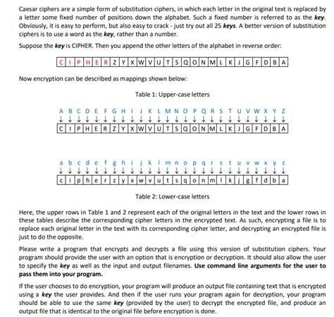 Solved Caesar Ciphers Are A Simple Form Of Substitution Chegg