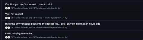 Ed Thewlis On Linkedin Coding Programming Versioncontrol Gitcommit Softwaredevelopment
