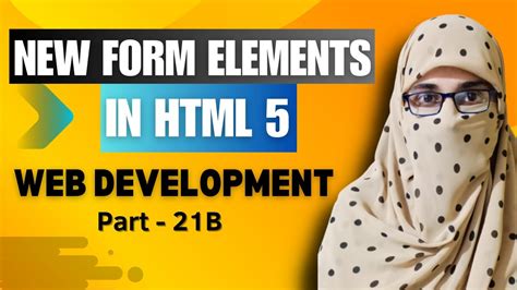 New Form Elements In Html5 Part 21 B Youtube