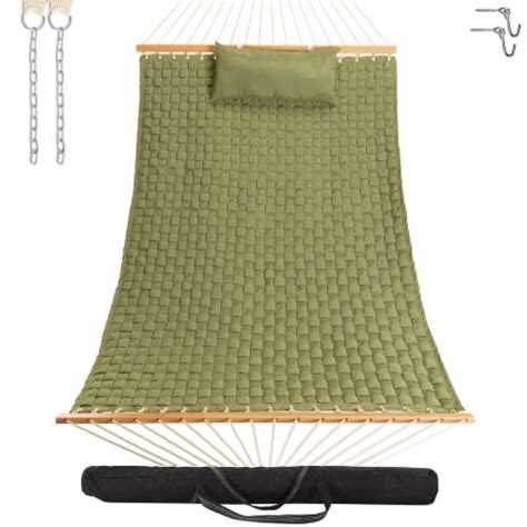 Large Soft Weave Hammock With Pillow And Storage Bag Green 1 Each Kroger