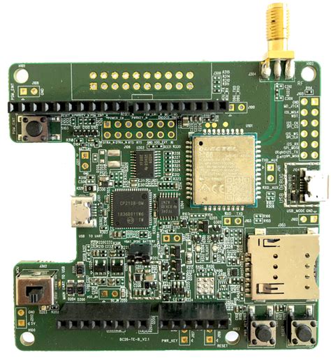 Bc66nbteb Kit Quectel Bc66 Lte Nbiot Test And Development Board Elecom Electronics Supply