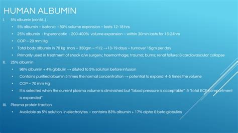 Intravenous Fluids Composition For Learning Ppt