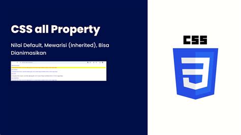 Belajar Css Lanjutan 159 Css All Property — Minarsih Tech