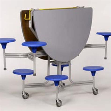 Sico 8 Seater Graduate Mobile Folding Oval Table Seating Unit 8