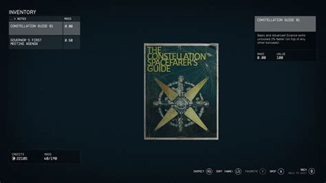 Starfield Skill Books Item IDs Console Command List For Magazines GameRevolution