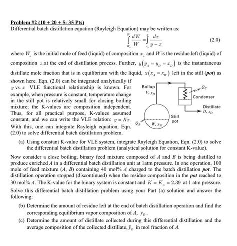 Solved Problem Pts Differential Batch Chegg