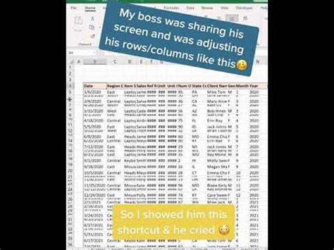 Adjusting Columns And Rows In Excel Sheet Quick And Easy