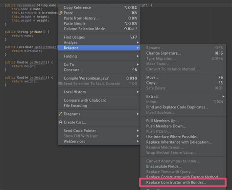 Intellij Auto Generating Pojo Builder My Shitty Code