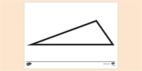 Scalene Triangle Colouring Sheet Colouring Sheets Twinkl