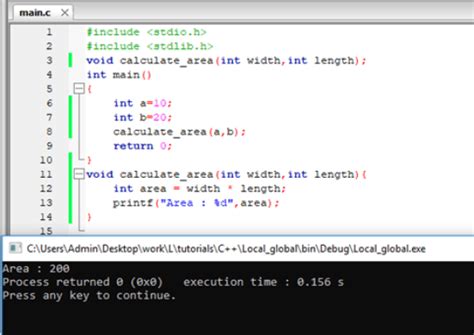 Difference Between Local And Global Variable Pediaacom
