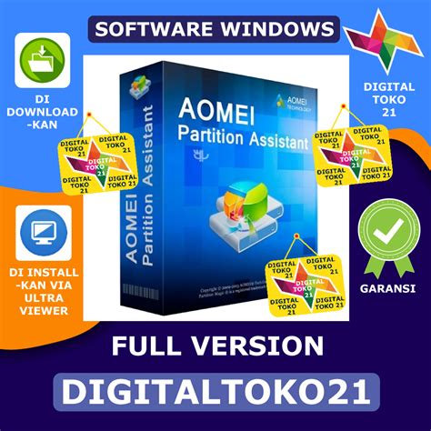 Jual Diinstallkan Aomei Partition Assistant 109 Technician Server
