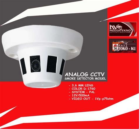 jual cctv camera analog mode smoke detector cctv model sensor asap di