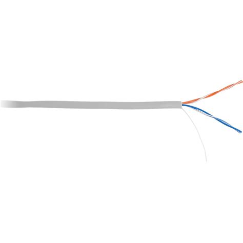 Кабель Netlan U Utp 2 пары категория 5 внутренний Pvc серый 305м Ec Uu002 5 Pvc Gy