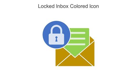 Locked Inbox Colored Icon In Powerpoint Pptx Png And Editable Eps Format Ppt Example