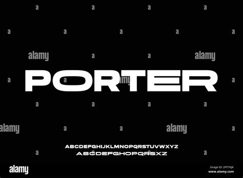 Modern Bold Display Font With Extended Alternate Letters Stock Vector Image And Art Alamy