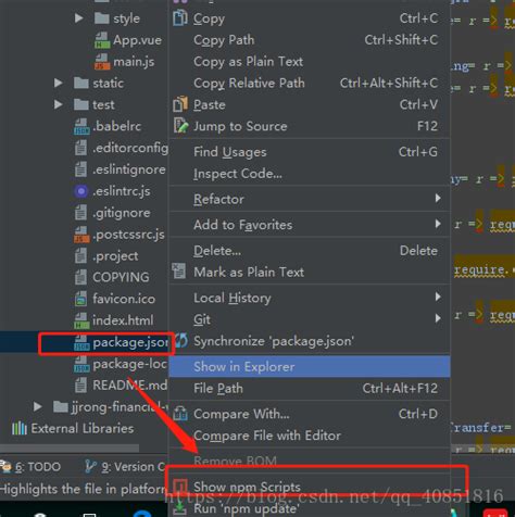 Webstorm中用npm运行任务（即显示npm面板）webstorm2023怎么npm运行项目 Csdn博客