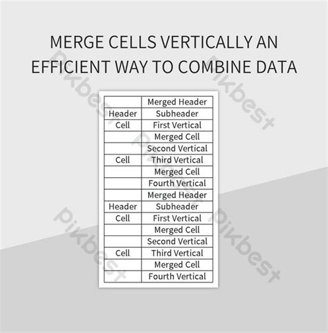 merge cells vertically an efficient way to combine data excel