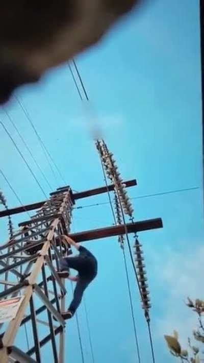 Lets Touch The Wires That Are Hung Above Us So We Can