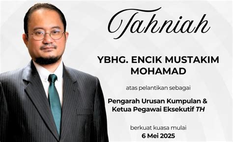 Mustakim Mohamad Dilantik Sebagai Pengarah Urusan Ceo Lembaga Tabung Haji