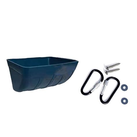Zksm Heavy Duty Chicken Trough Feeder Set Hanging With Hook Impact