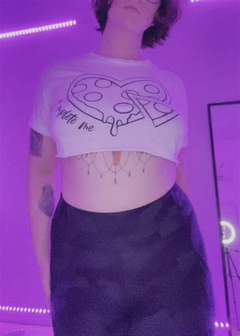 OC Evening Crop Top Titty Drop Scrolller