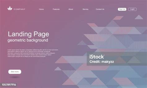 방문 페이지 비즈니스 벡터 템플릿입니다 평면 벡터 일러스트 레이 션 인터넷에 대한 스톡 벡터 아트 및 기타 이미지 인터넷