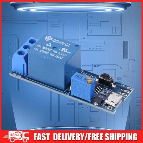 Time Delay Relay Module Conduction Relay Module Wide Voltage For Electronic Diy Eur 7 14