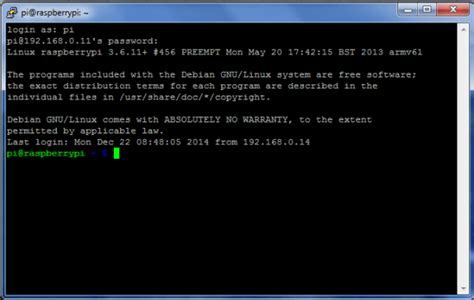 Accessing Raspberry Pi Thorugh SSH