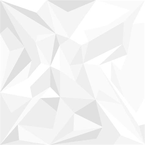 Abstract White Geometric Hexagon Shape With Green Vector Image