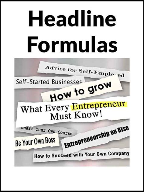 30 Compelling Headline Formulas To Get More Conversions