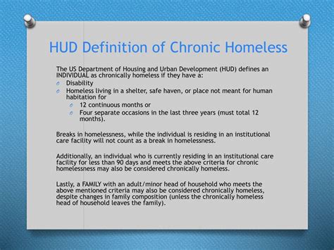Ppt Chronically Homeless Powerpoint Presentation Free Download Id