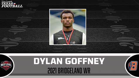 Recruiting Scoop Bridgeland 2021 Wr Dylan Goffney
