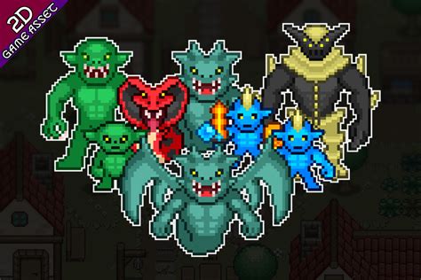 2d Turn Based Rpg Monsters Mega Pack