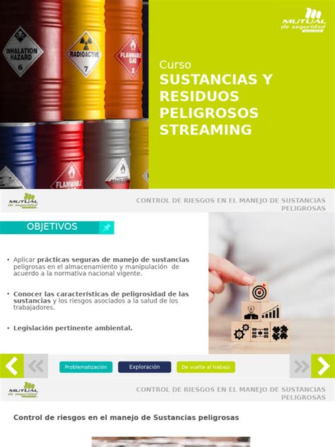 Manejo De Sustancias Y Residuos Peligrosos Pdf Residuos Reciclaje