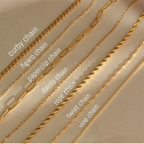 18k Gold Chain Necklace Cable Chain Paperclip Chain Twist Etsy Uk