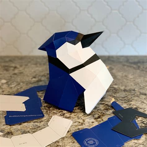 Blue Jay 3d Paper Craft Model My Store