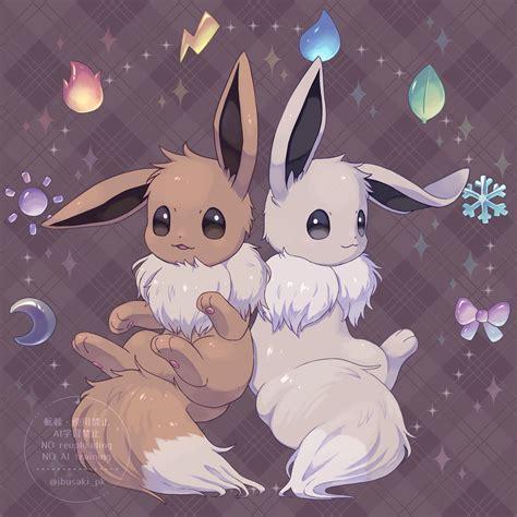 Ibusaki Ivu Eevee Nintendo Pokemon Commentary Request Highres 3 Alternate Color Brown