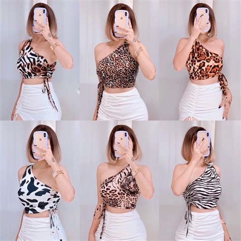 Kimmy Sexy Side String Top Ally Collection Shopee Philippines