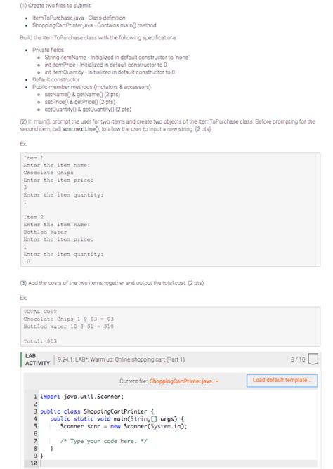 Solved 1 Create Two Files To Submit • Item To