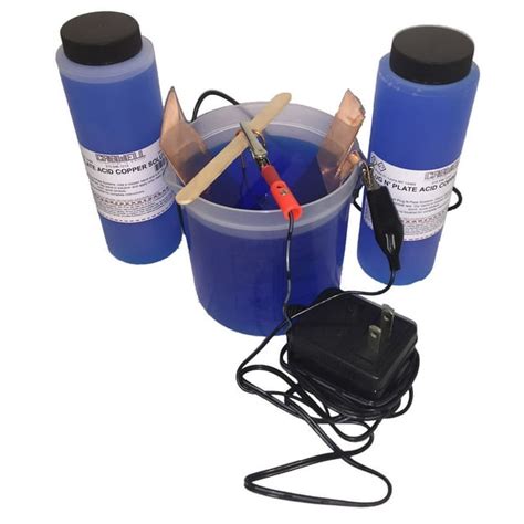 Caswell Science Plating Kit Acid Copper Plating
