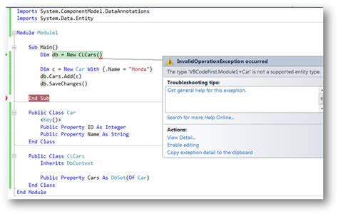 F Code First Development With Entity Framework Visual Studio Blog