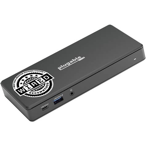 Plugable USB C Dual Display Docking Station UD MSTH2 B H Photo