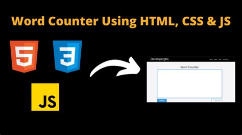 Word Counter Website Using Html Css And Javascript With Source Code Codewithcurious