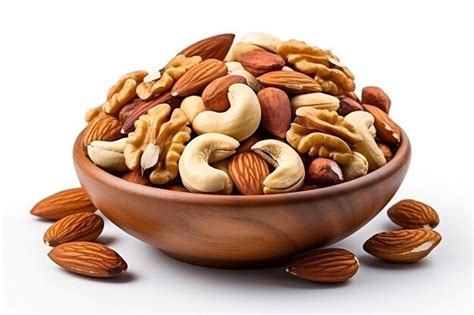 Premium Ai Image Nut And Berry Mix With Milk Chocolate In A Wooden