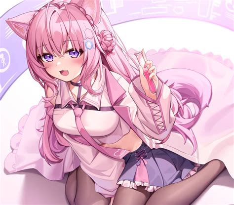 小猫咪生日 插画师deaver的博衣小夜璃插画图片 Bobopic