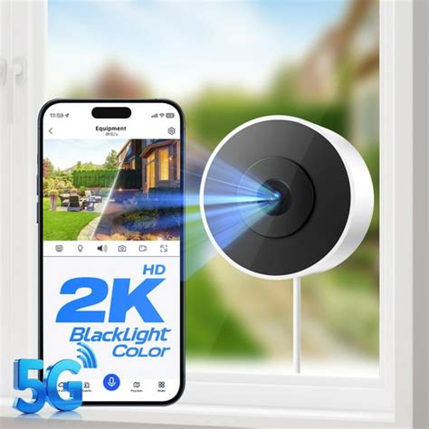 3mp 2k Window Camera Dual Band Wifi Ai Night Vision Motion Detection
