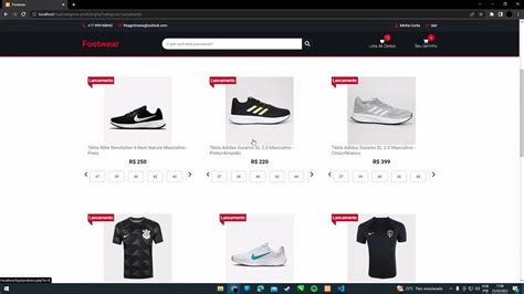 Loja Virtual Html Css Js Php E Mysql Youtube