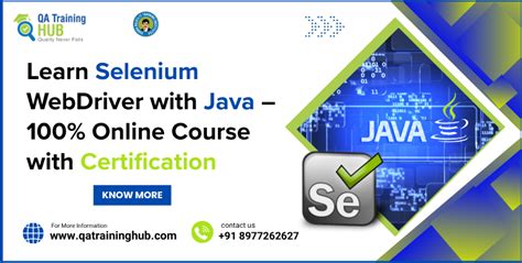 Selenium Automation Testing With Java Qa Training Hub